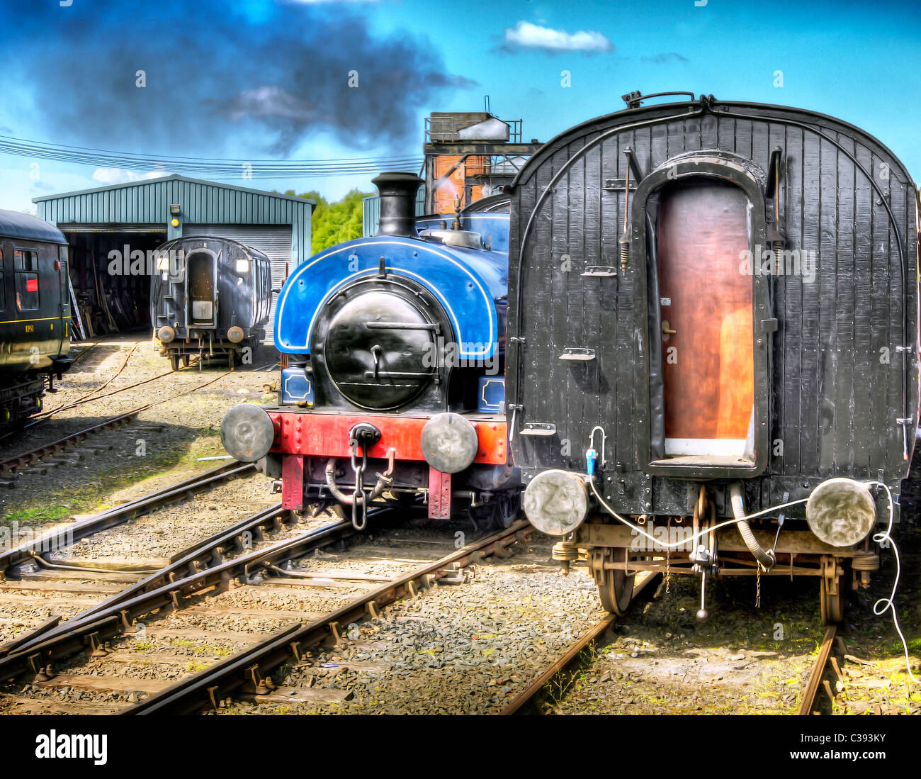 Whitehead steam train hi-res stock photography and images - Alamy