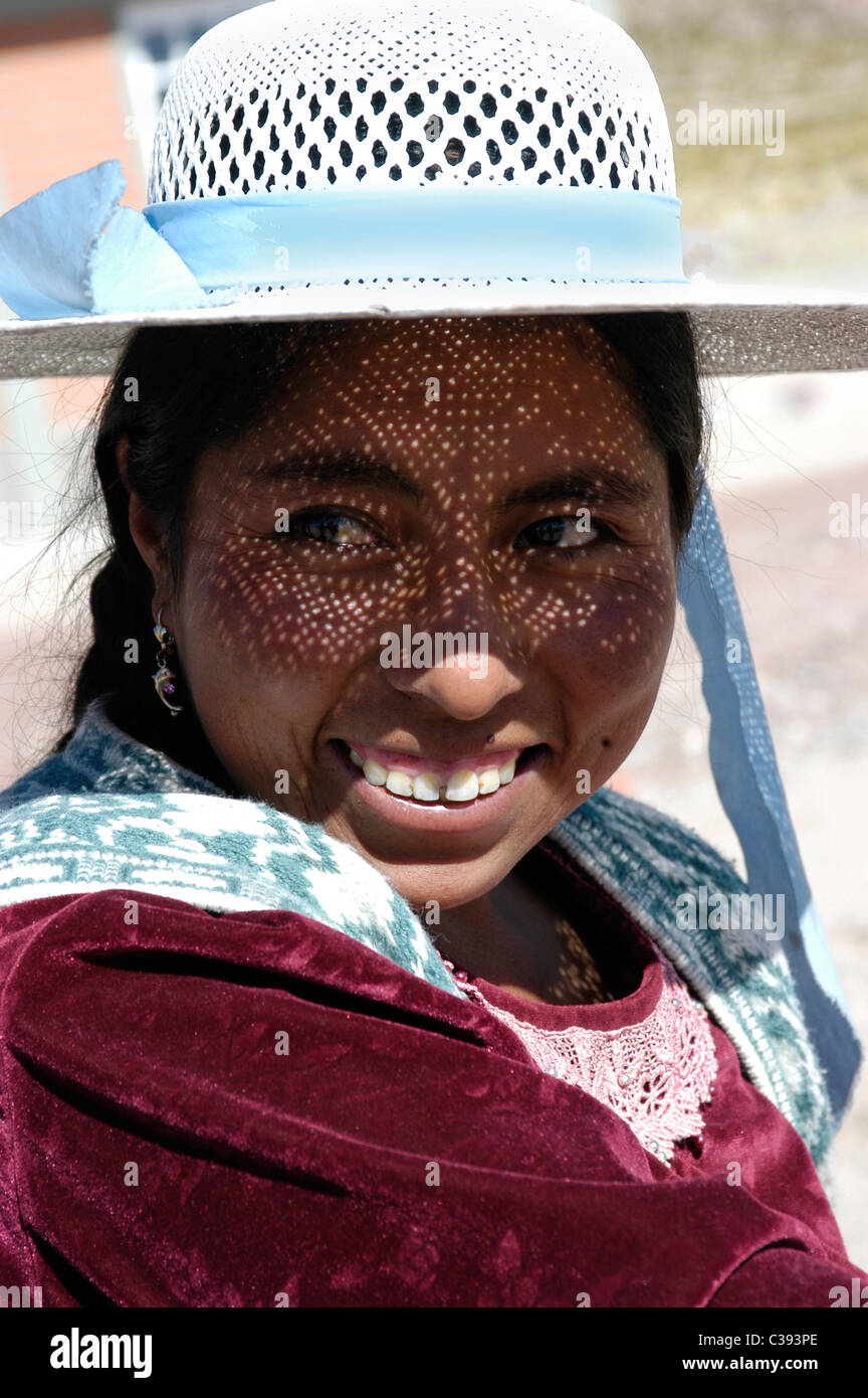 Bolivia. Woman in Turco village Stock Photo - Alamy