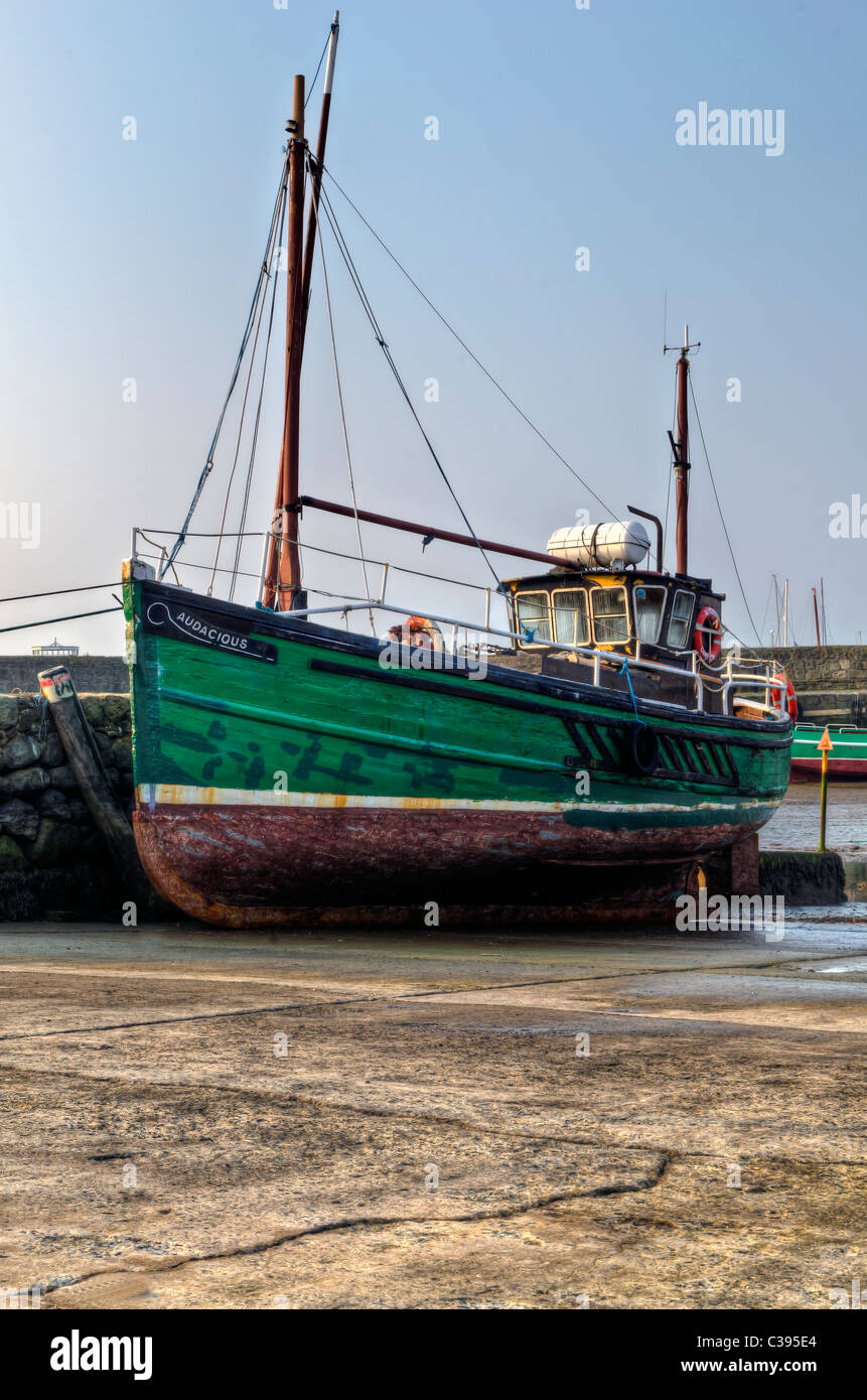 Boat on a slip way Stock Photo - Alamy