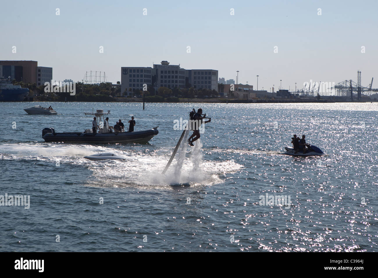 JETLEV-FLYER Jet Lav Miami Beach, FL, USA Stock Photo - Alamy