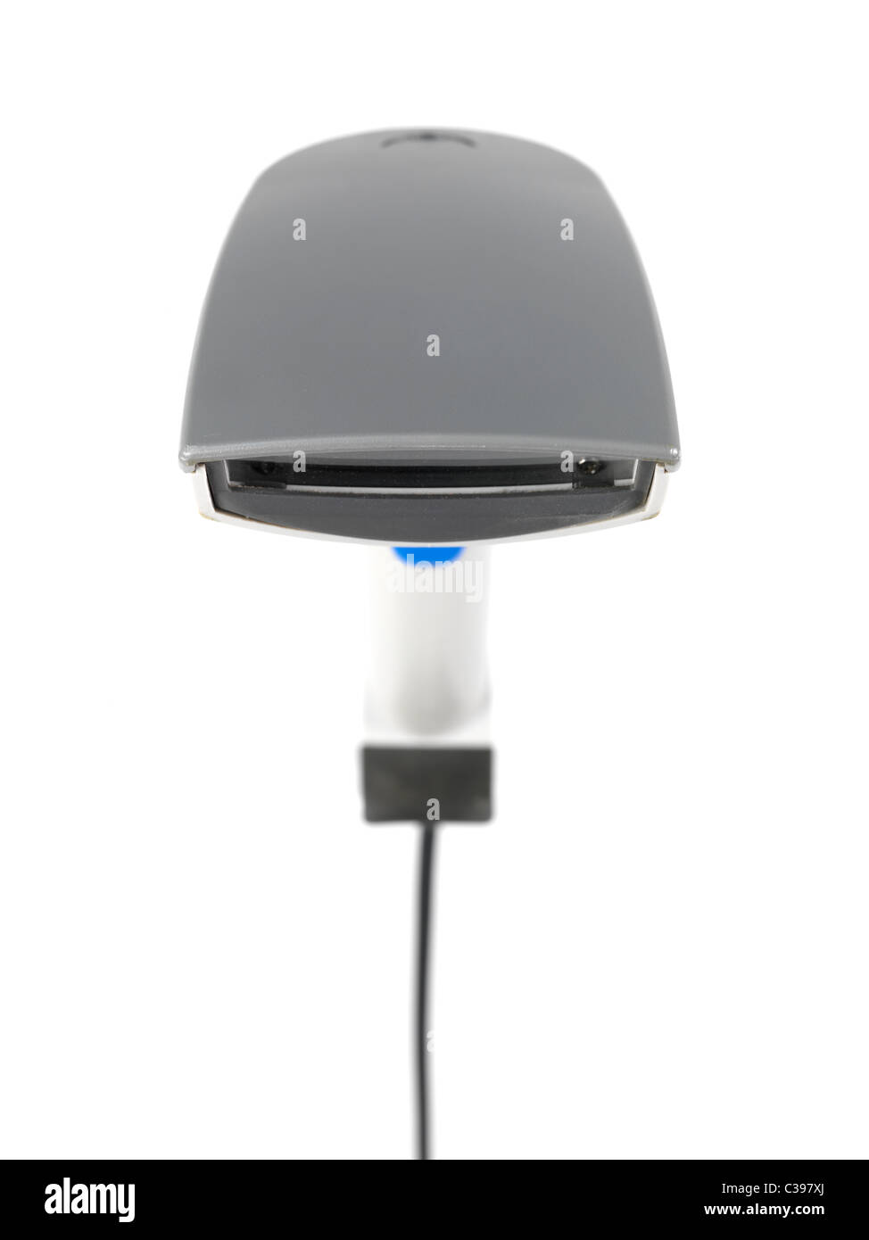 A barcode scanner isolated against a white background Stock Photo - Alamy