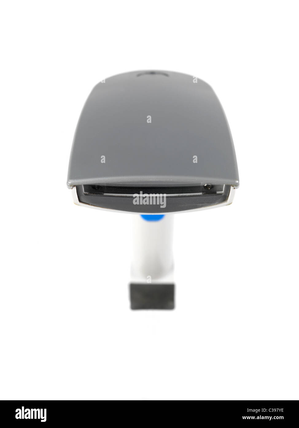 A barcode scanner isolated against a white background Stock Photo - Alamy