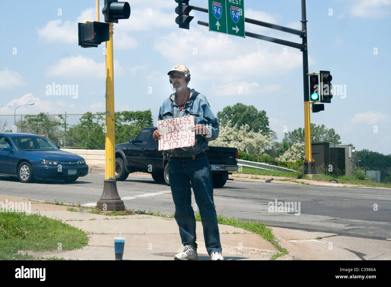Homeless Street Sign