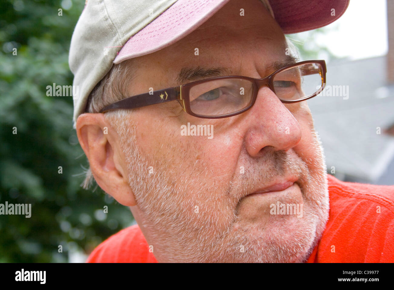 Steve Skjold a wizened old photographer with a serious demeanor ...