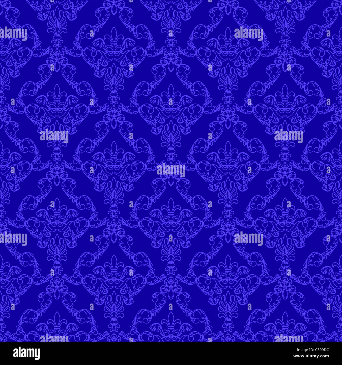 Seamless wallpaper pattern from abstract smooth forms, vector Stock ...