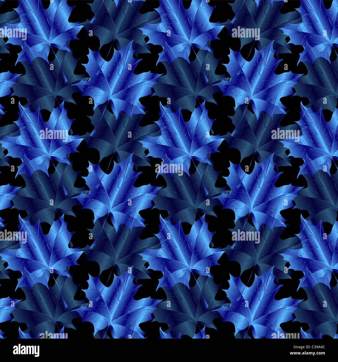 Seamless wallpaper pattern from abstract smooth forms, vector Stock ...