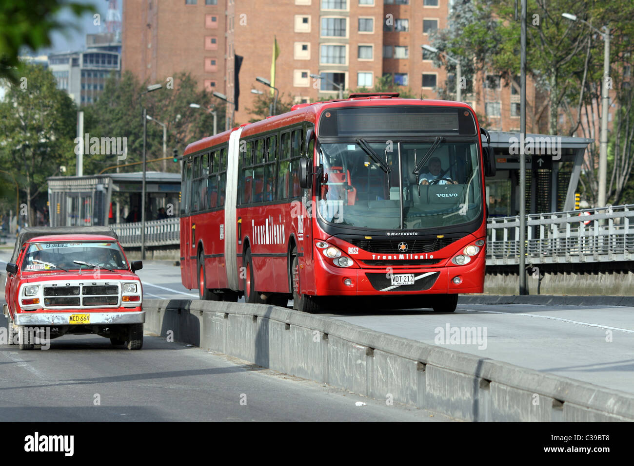 Bogota metro bus. Bogota, Bogota Capital District, Colombia Stock Photo ...