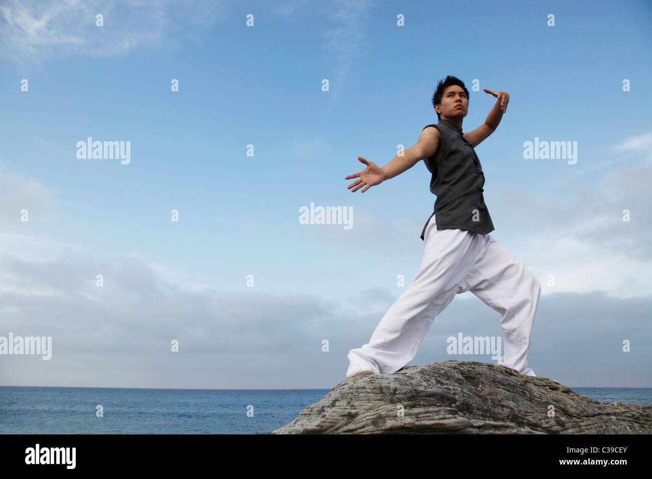 Martial arts man hi-res stock photography and images - Alamy