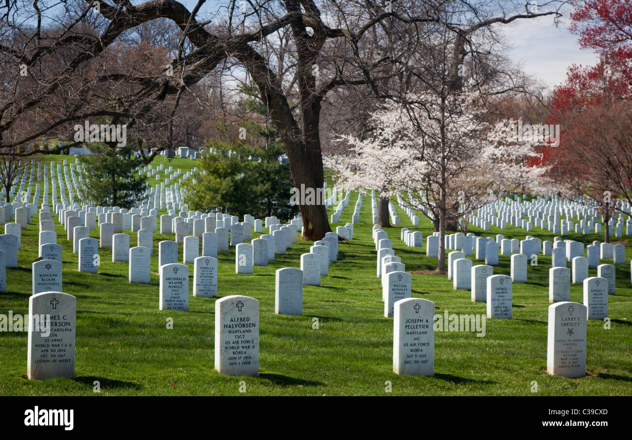 Arlington National Cemetery in Arlington, Virginia Stock Photo - Alamy