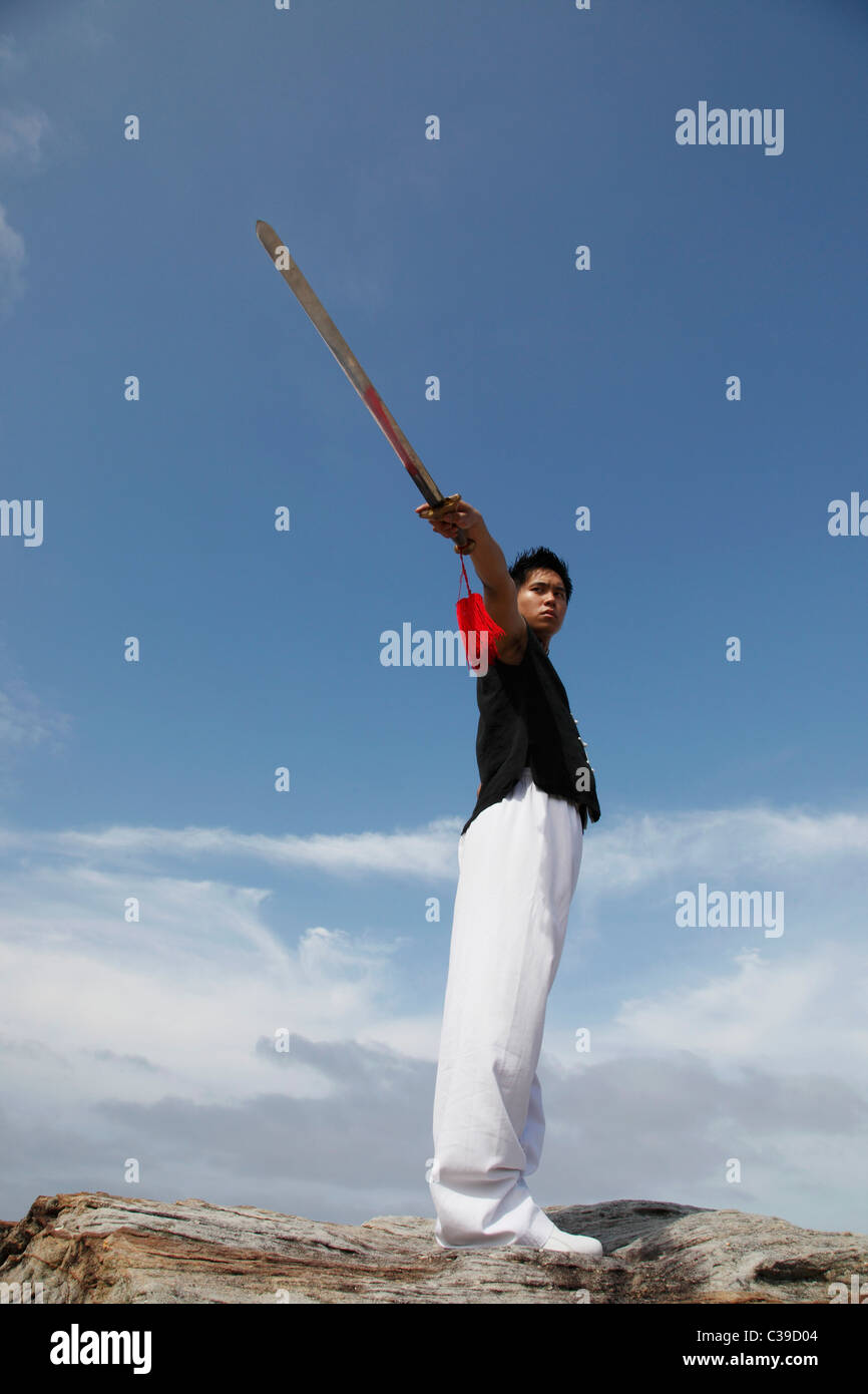 Person Pointing To The Sky