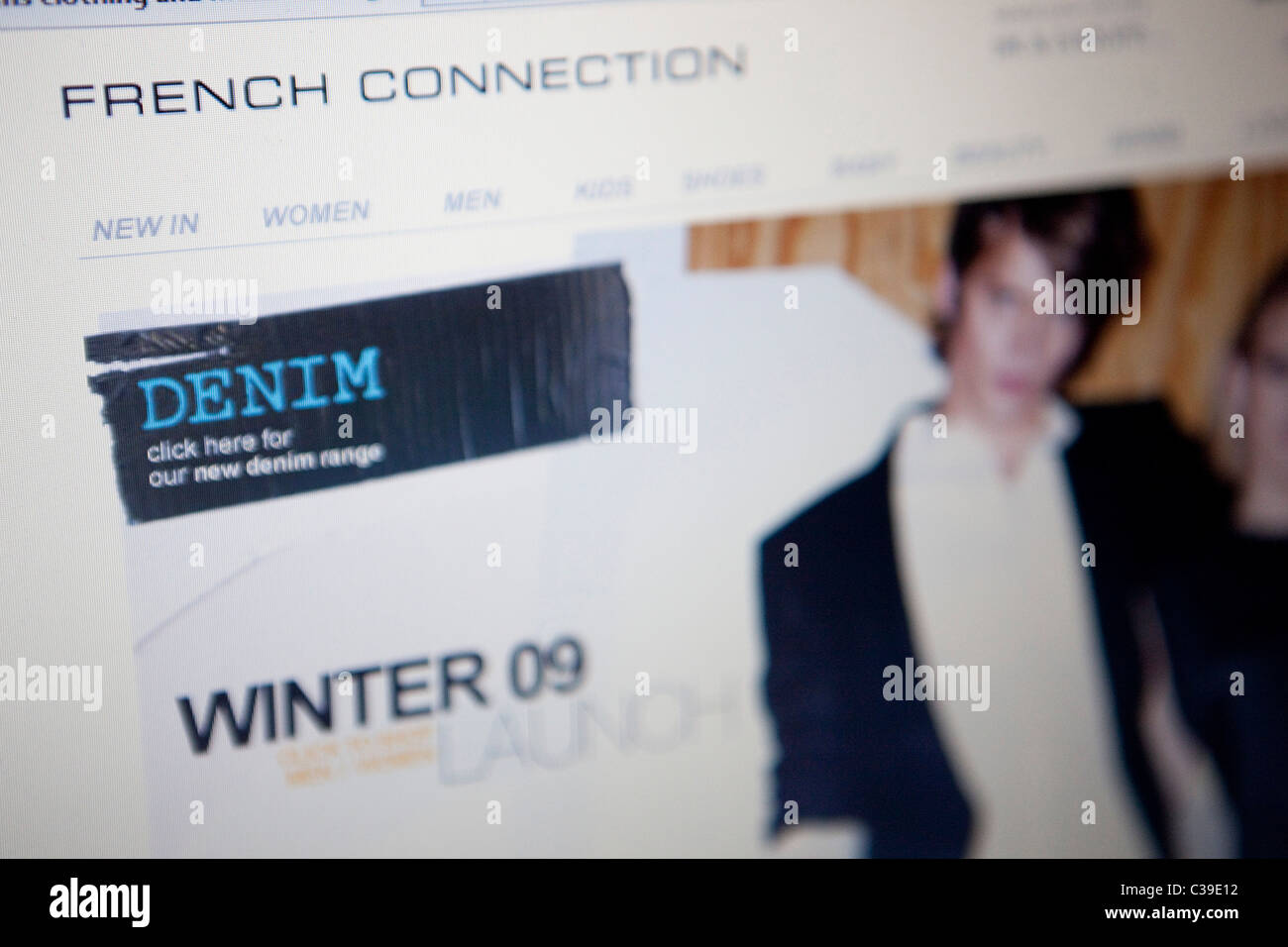 The French Connection website Stock Photo - Alamy