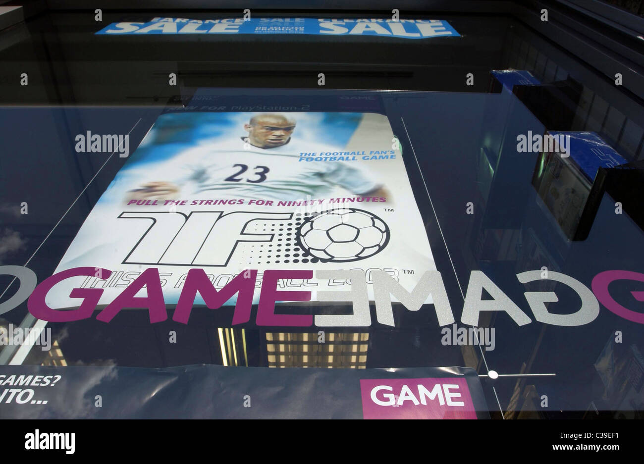 Pictured: A GAME window display Stock Photo - Alamy