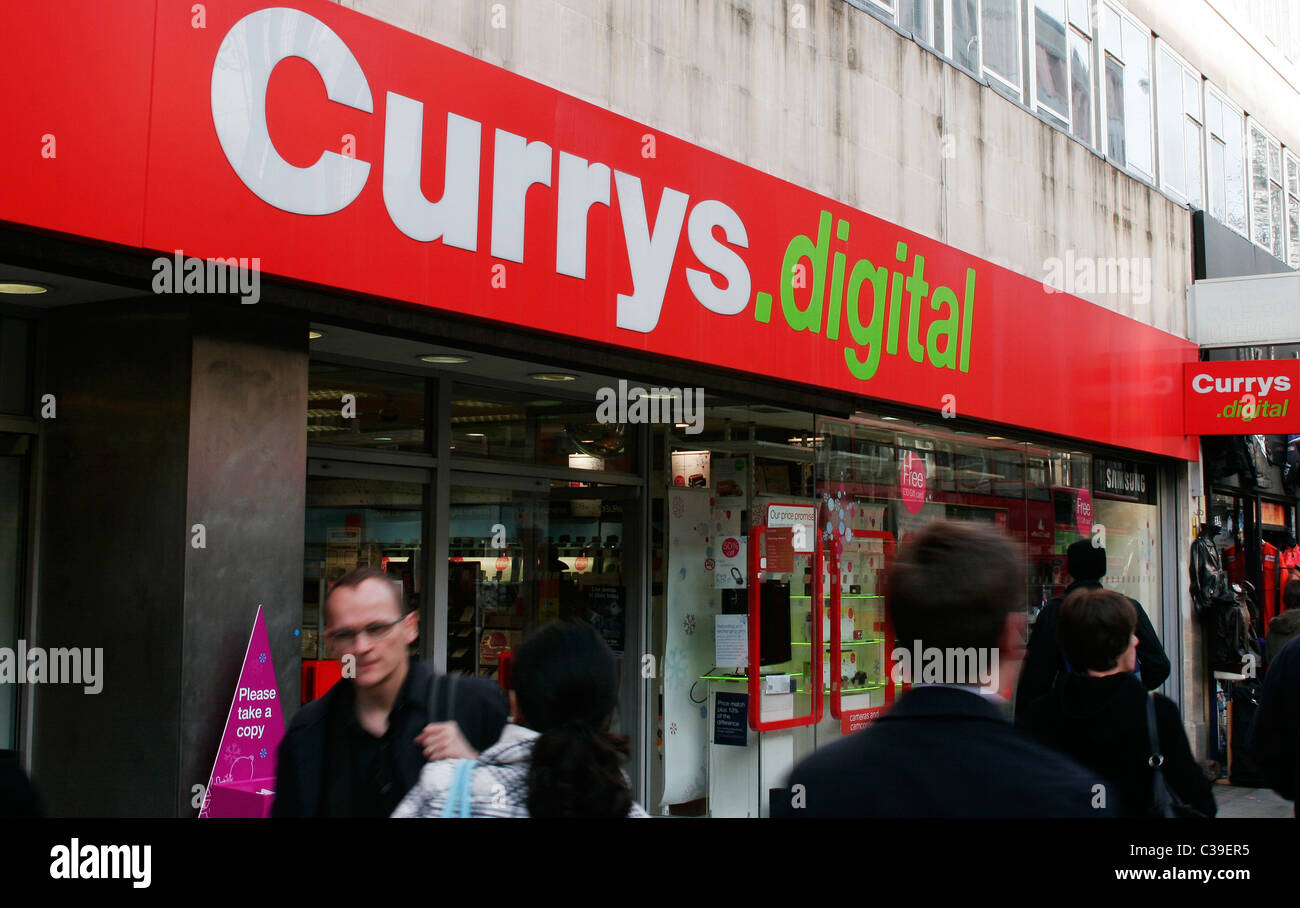 Exterior of a Currys.digital store in Central London Stock Photo - Alamy