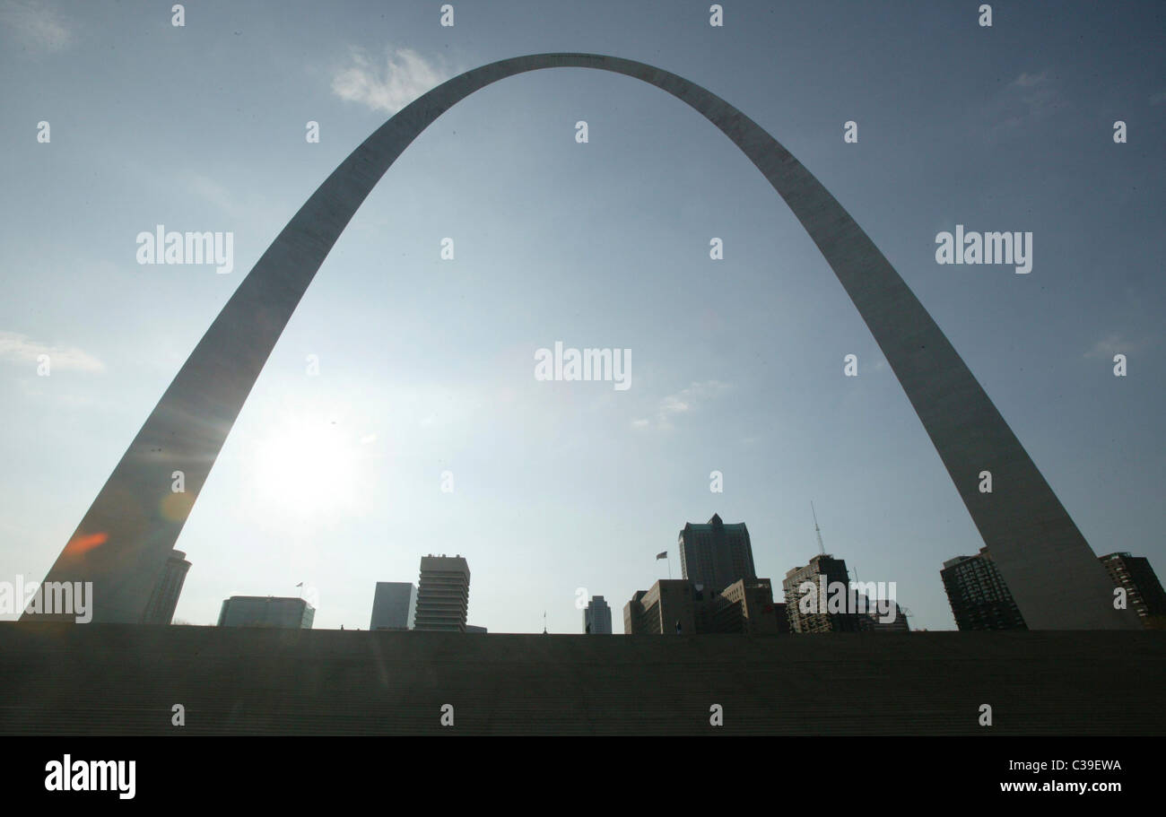 St. Louis, MO, The Gateway Arch Stock Photo - Alamy