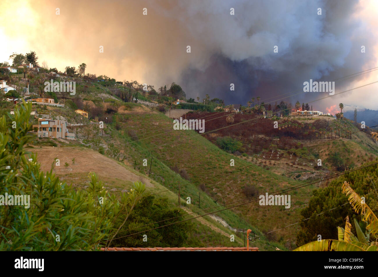 A violent fire sweeps through Santa Barbara County and Jesusita ...
