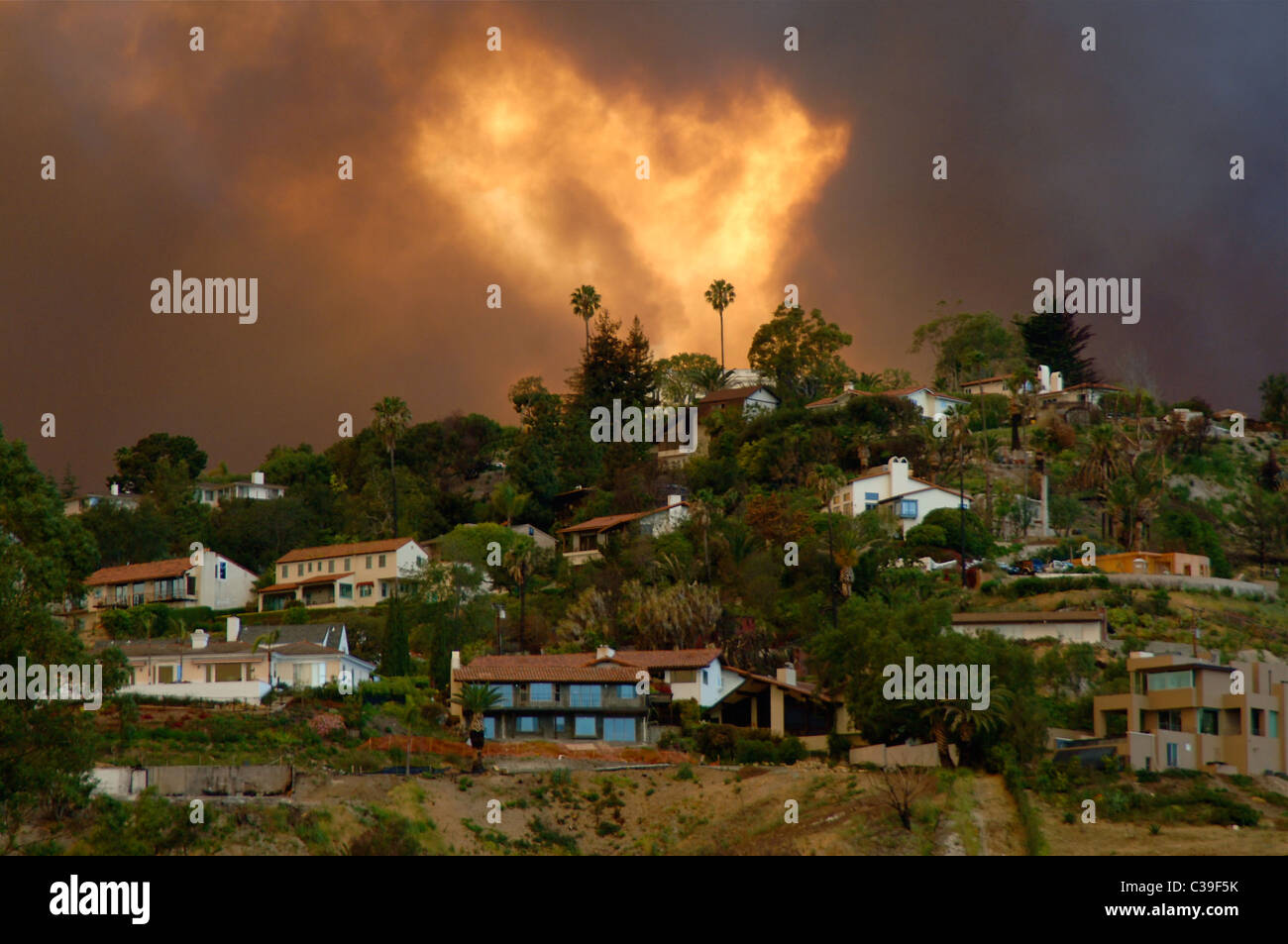 A violent fire sweeps through Santa Barbara County and Jesusita ...