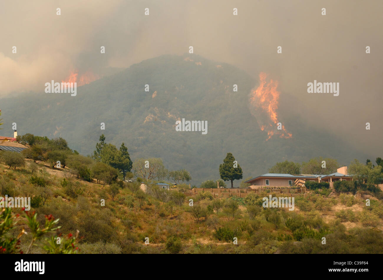 A violent fire sweeps through Santa Barbara County and Jesusita ...