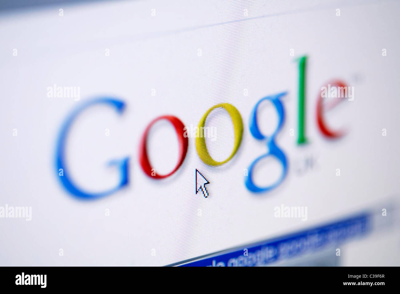 Illustrative image of the Google search engine website Stock Photo - Alamy