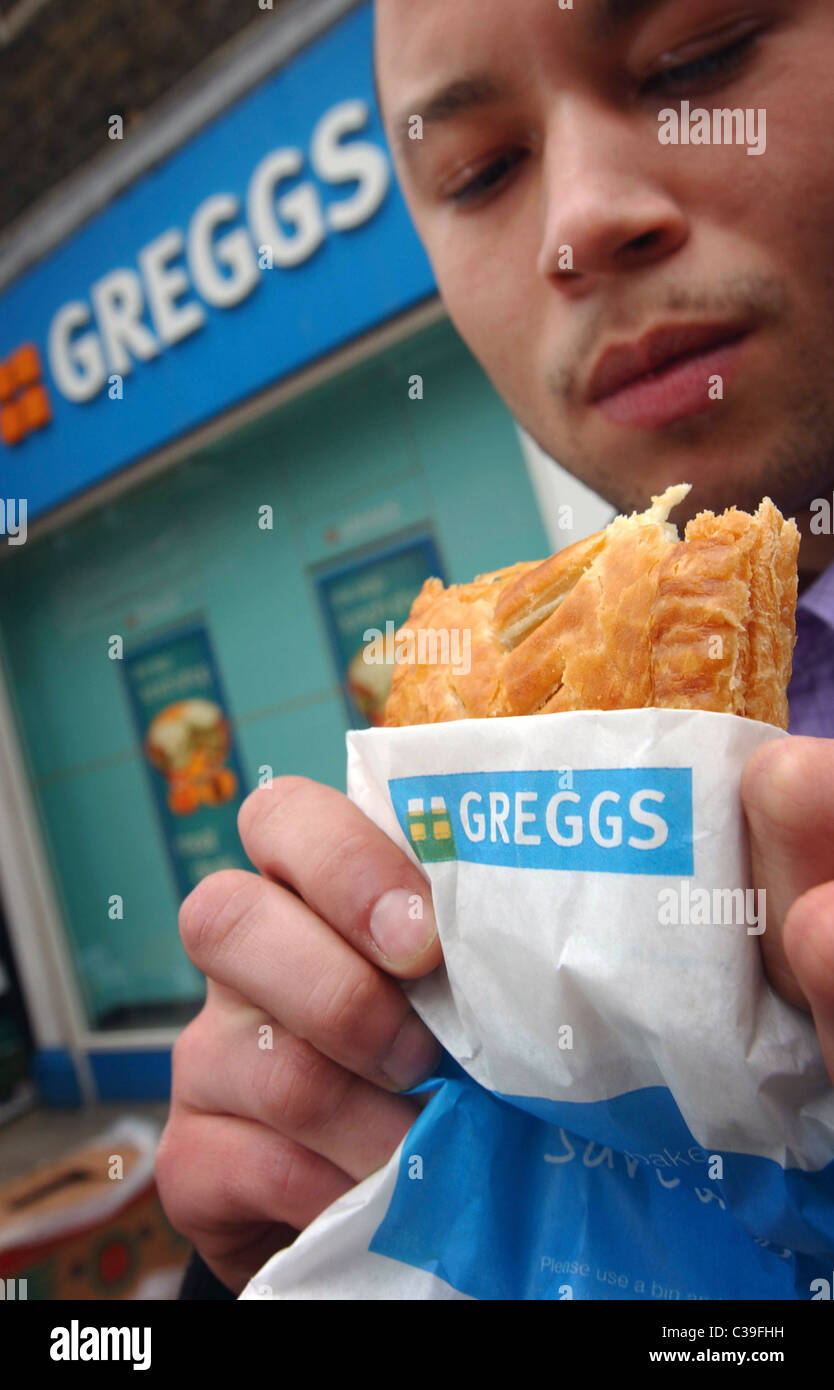 Greggs pasty hi-res stock photography and images - Alamy