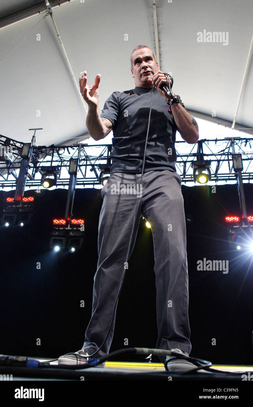 American singer-songwriter and stand-up comedian Henry Rollins talks ...