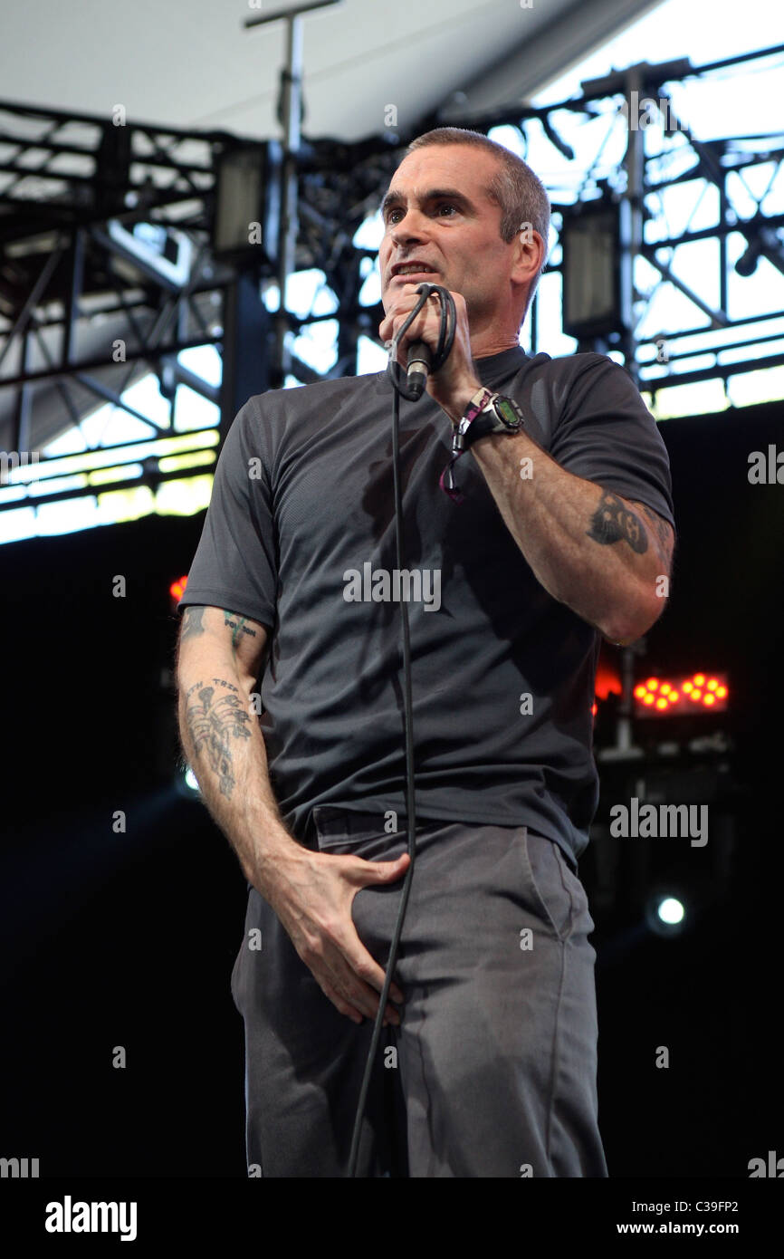 American singer-songwriter and stand-up comedian Henry Rollins talks ...