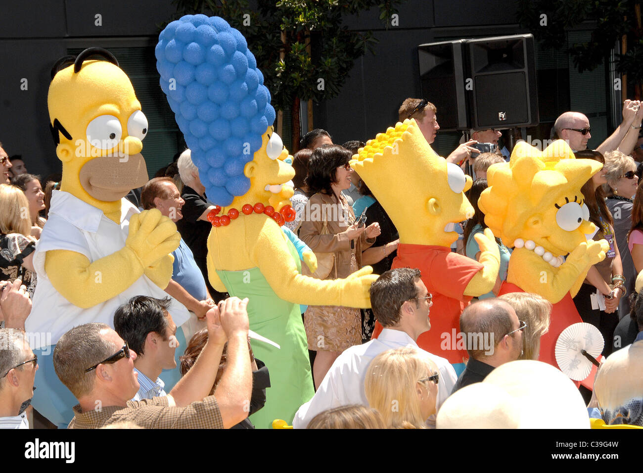 Simpsons characters Stamps of Simpsons characters are unveiled at the ...