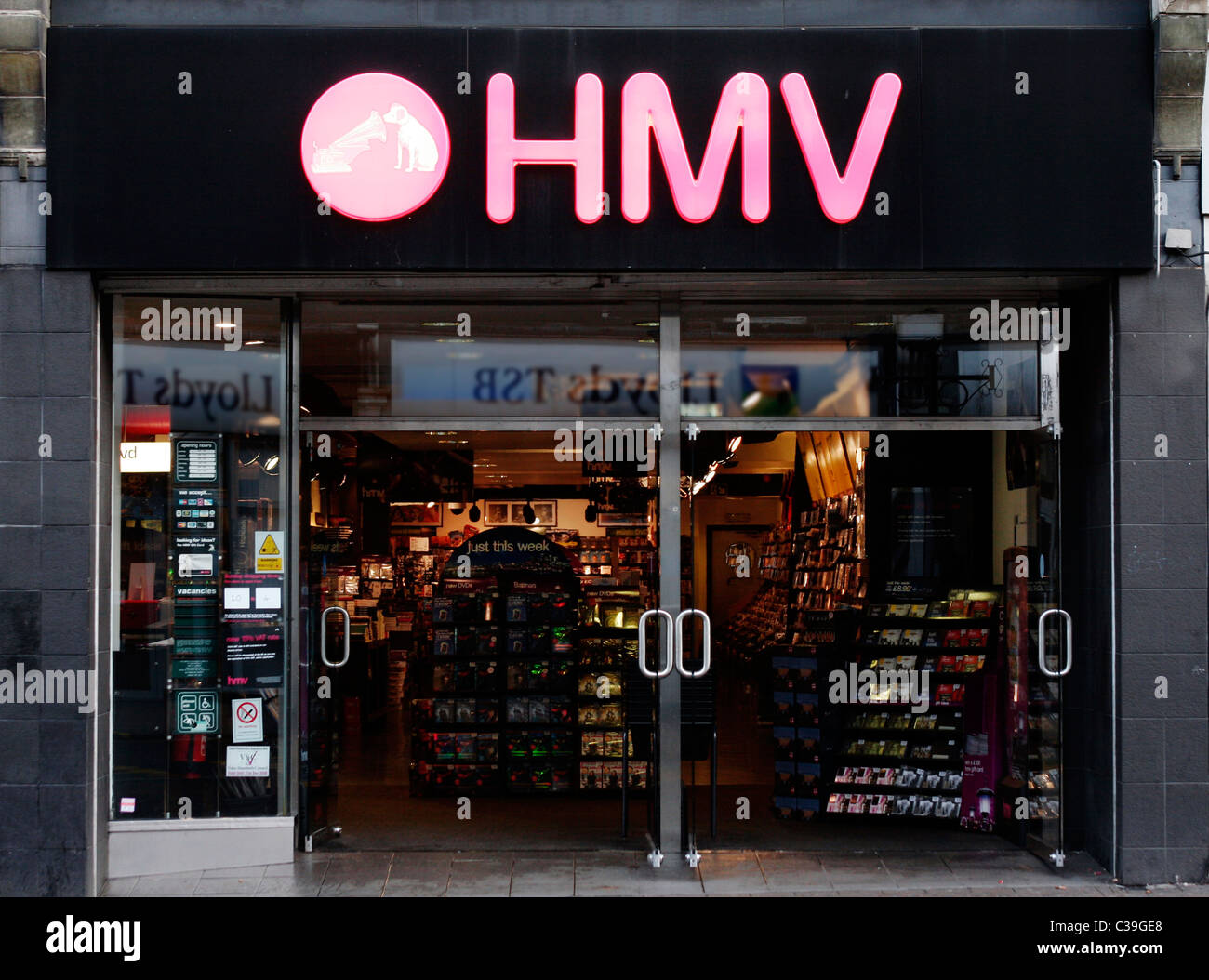 Exterior of a HMV store in London Stock Photo - Alamy