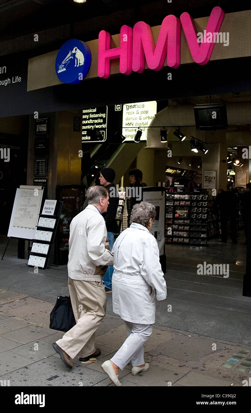 Hmv store oxford street london hi-res stock photography and images - Alamy