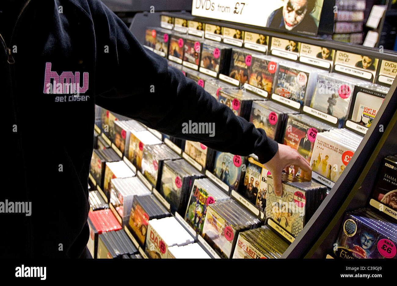 Interior shots of an HMV Store, Oxford Street, London Stock Photo - Alamy