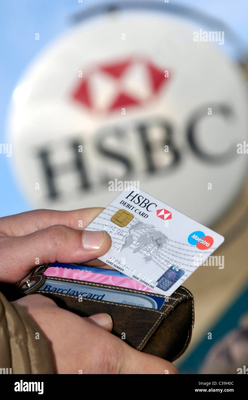 Illustrative image of HSBC Bank Stock Photo - Alamy
