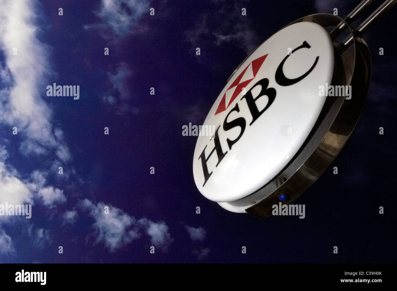 HSBC branch signage Stock Photo - Alamy