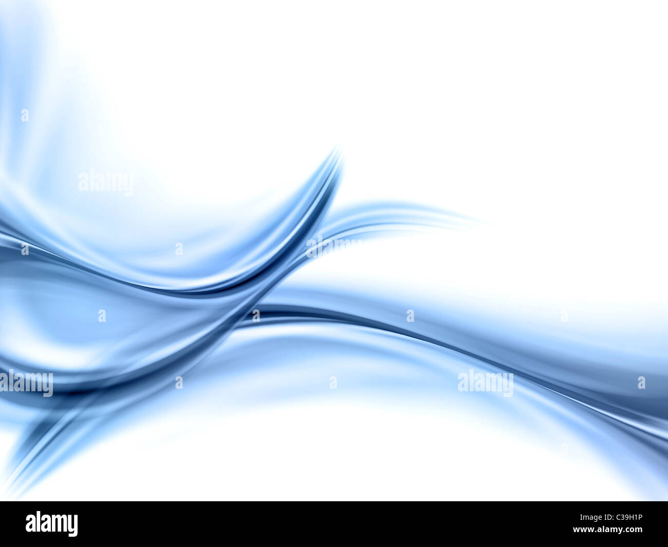 Abstract blue wave background Stock Photo - Alamy