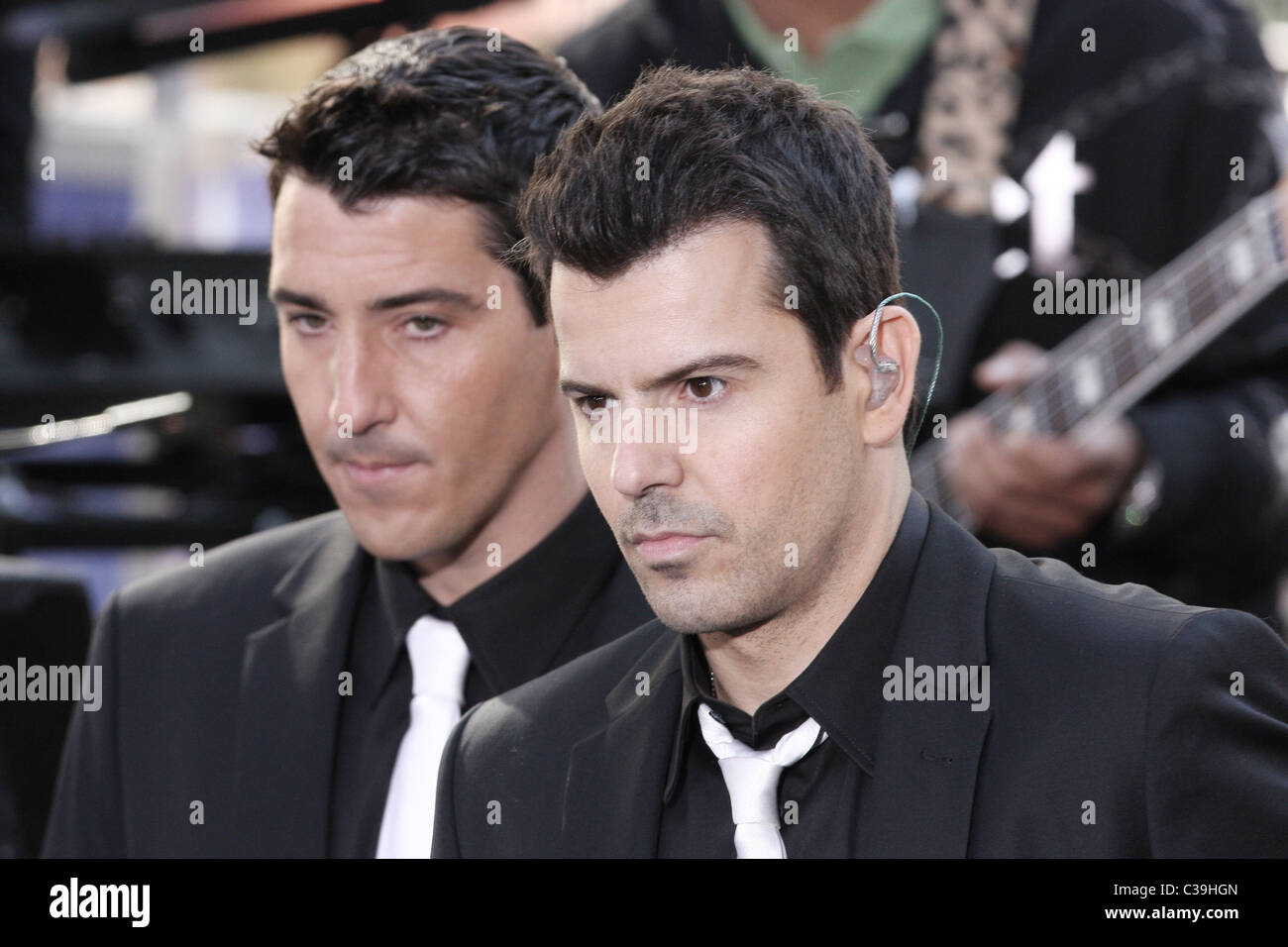 Jonathan Knight and Jordan Knight of New Kids On The Block perform on ...