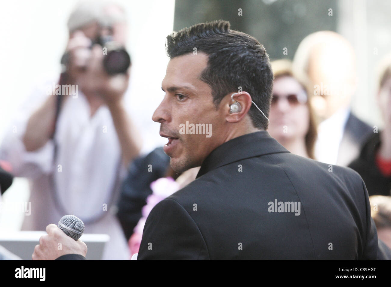 Danny Wood of New Kids On The Block performs on NBC's 'Today' show at ...