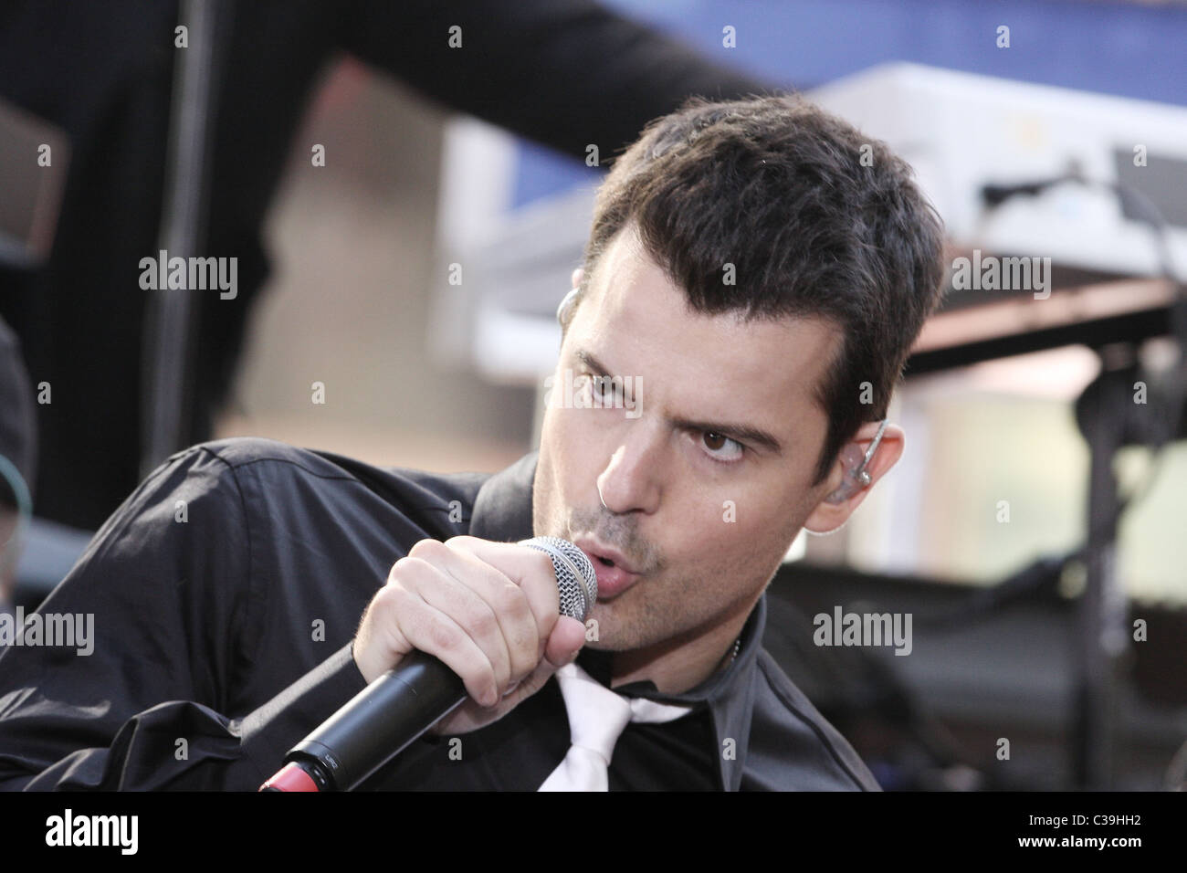Jordan Knight of New Kids On The Block performs on NBC's 'Today' show ...