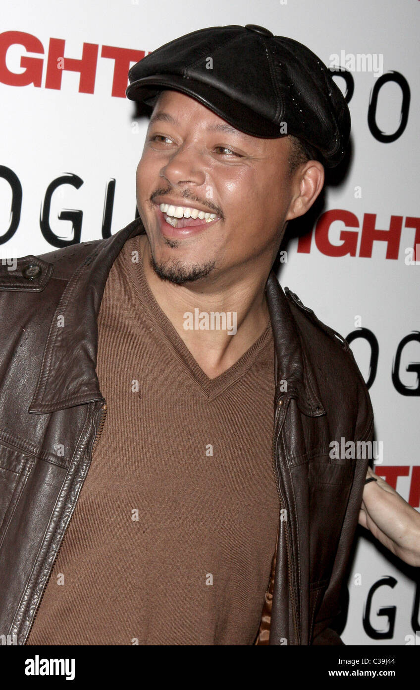 Terrence Howard at the premiere of 'Fighting' at the Regal Union Square ...
