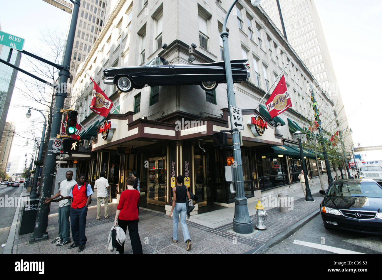 A Hard Rock Cafe in downtown Atlanta, GA Stock Photo - Alamy