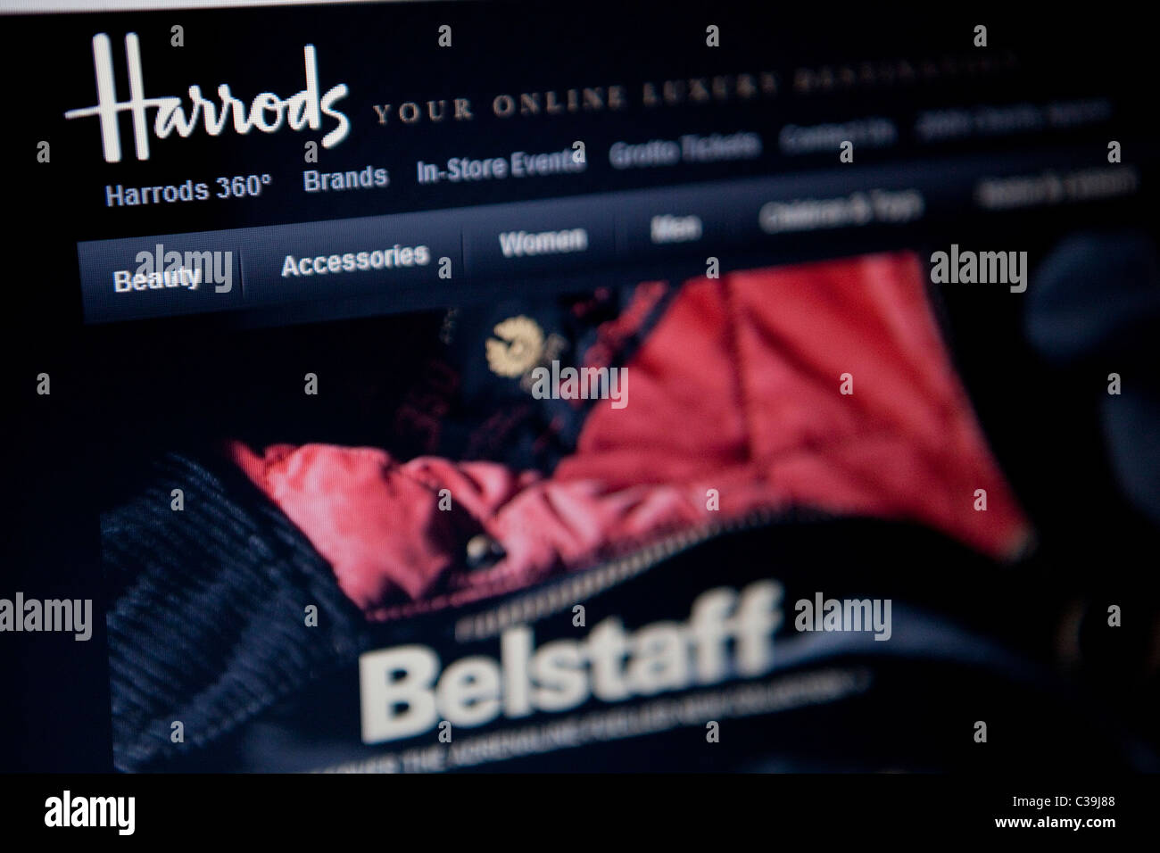 The Harrods website Stock Photo - Alamy