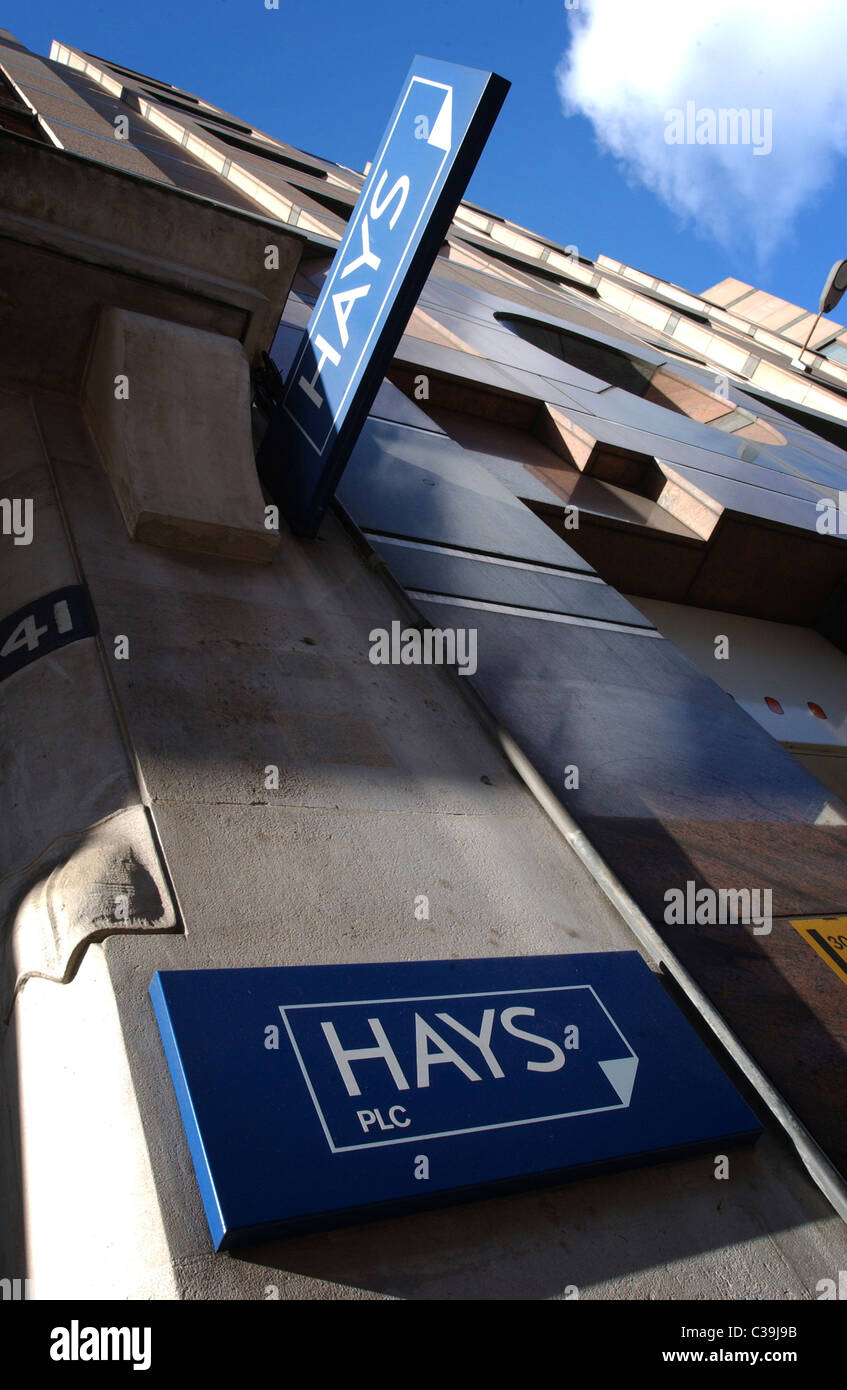 Hays Plc Moorgate London Stock Photo - Alamy