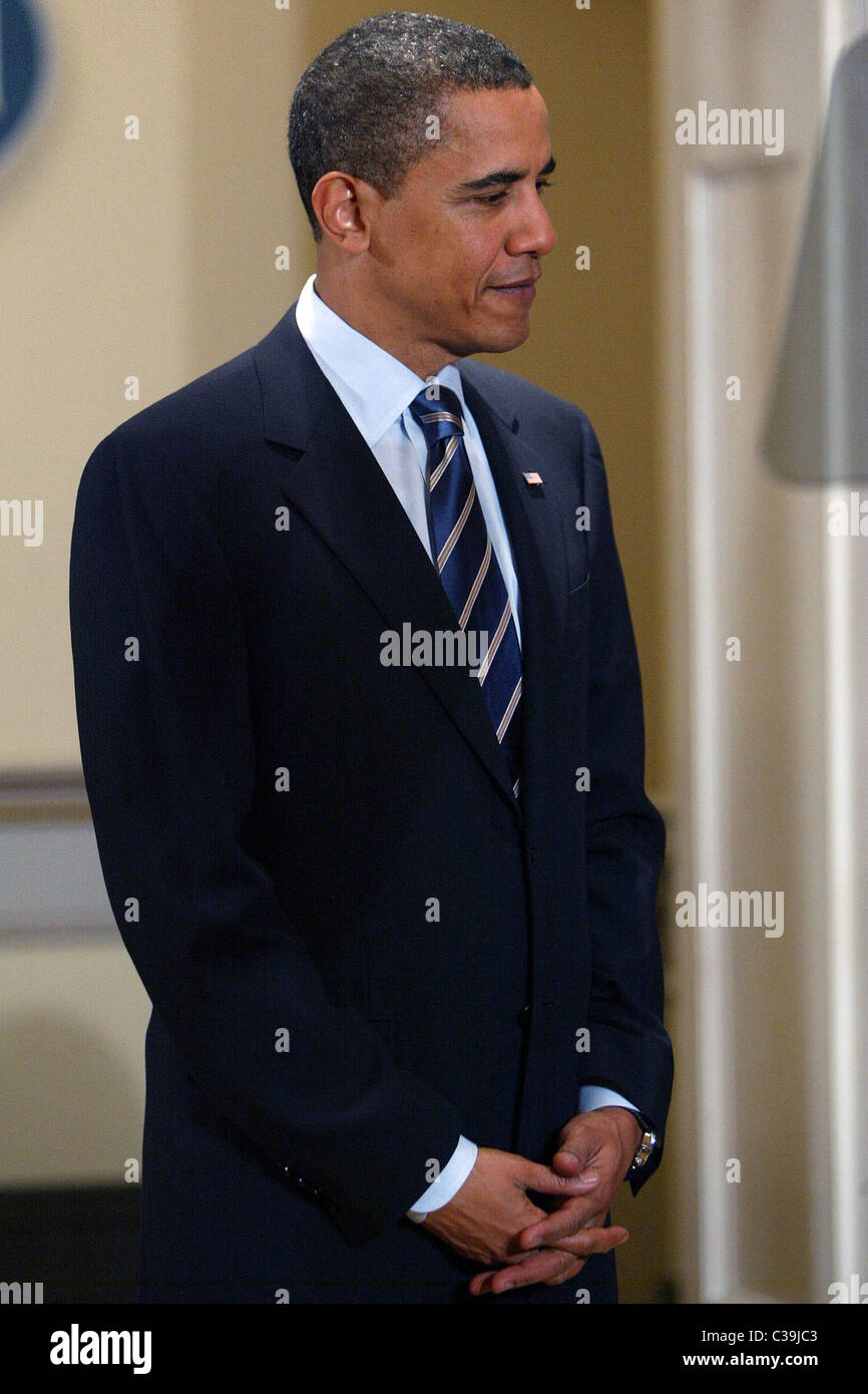 President Barack Obama delivered remarks on job creation and job ...