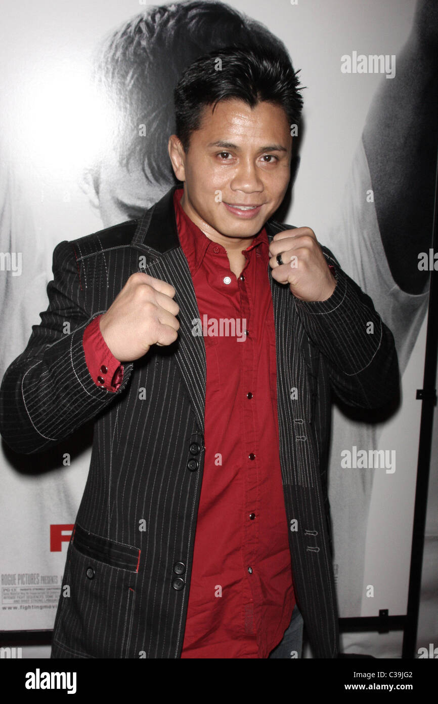 Cung Le at the premiere of 'Fighting' at the Regal Union Square Stadium ...