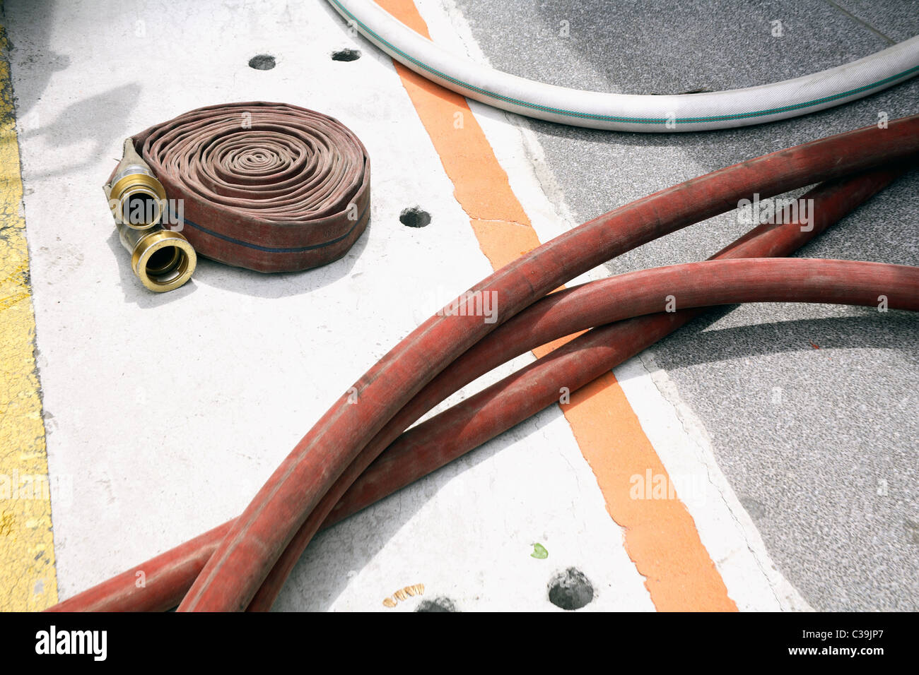 Firetruck hose hi-res stock photography and images - Alamy