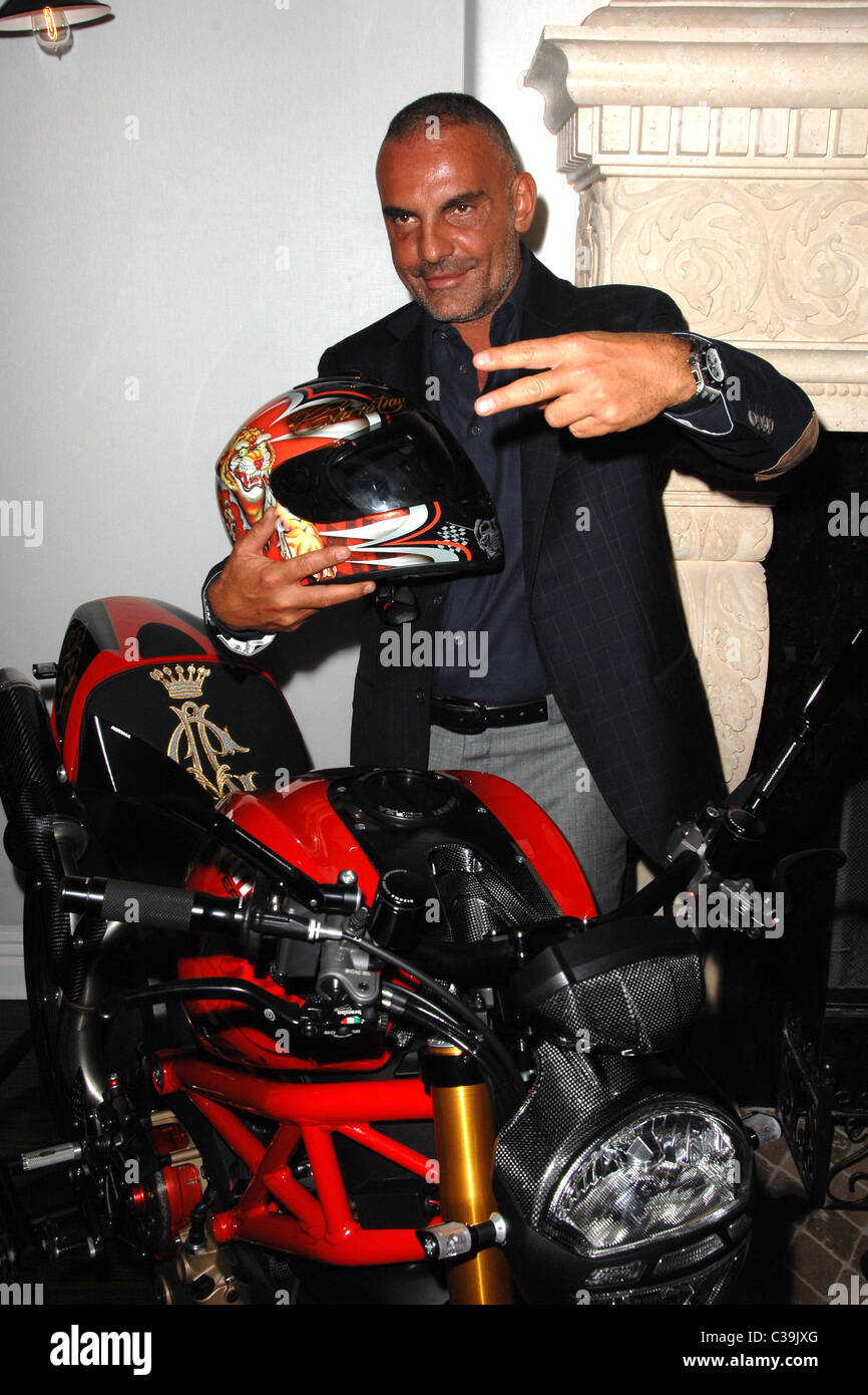 Ed Hardy designer Christian Audigier teams up with Ducati motorbikes to ...