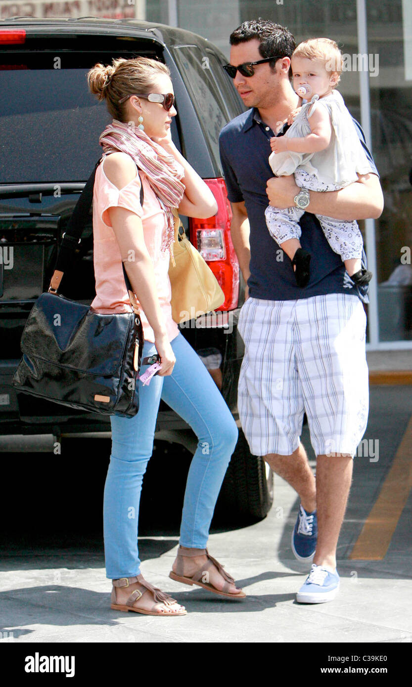 Jessica Alba, Cash Warren and their daughter, Honor Marie Warren ...