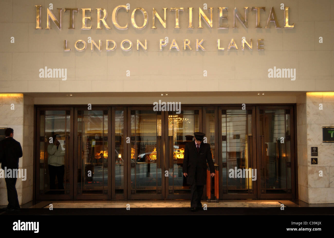 the Intercontinental Hotel on Park Lane, London Stock Photo - Alamy