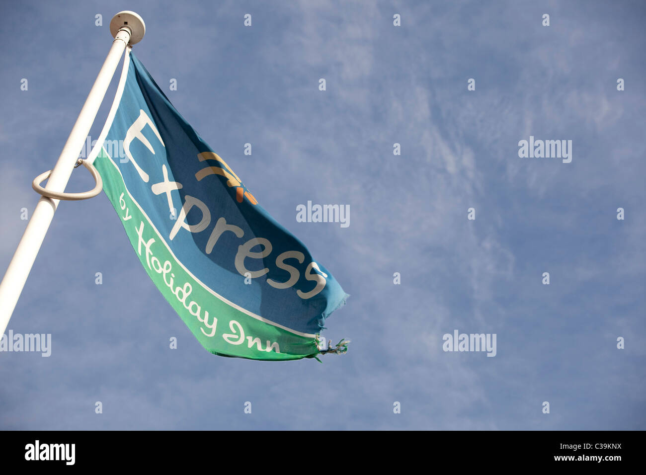 A Holiday Inn Express flag Stock Photo - Alamy