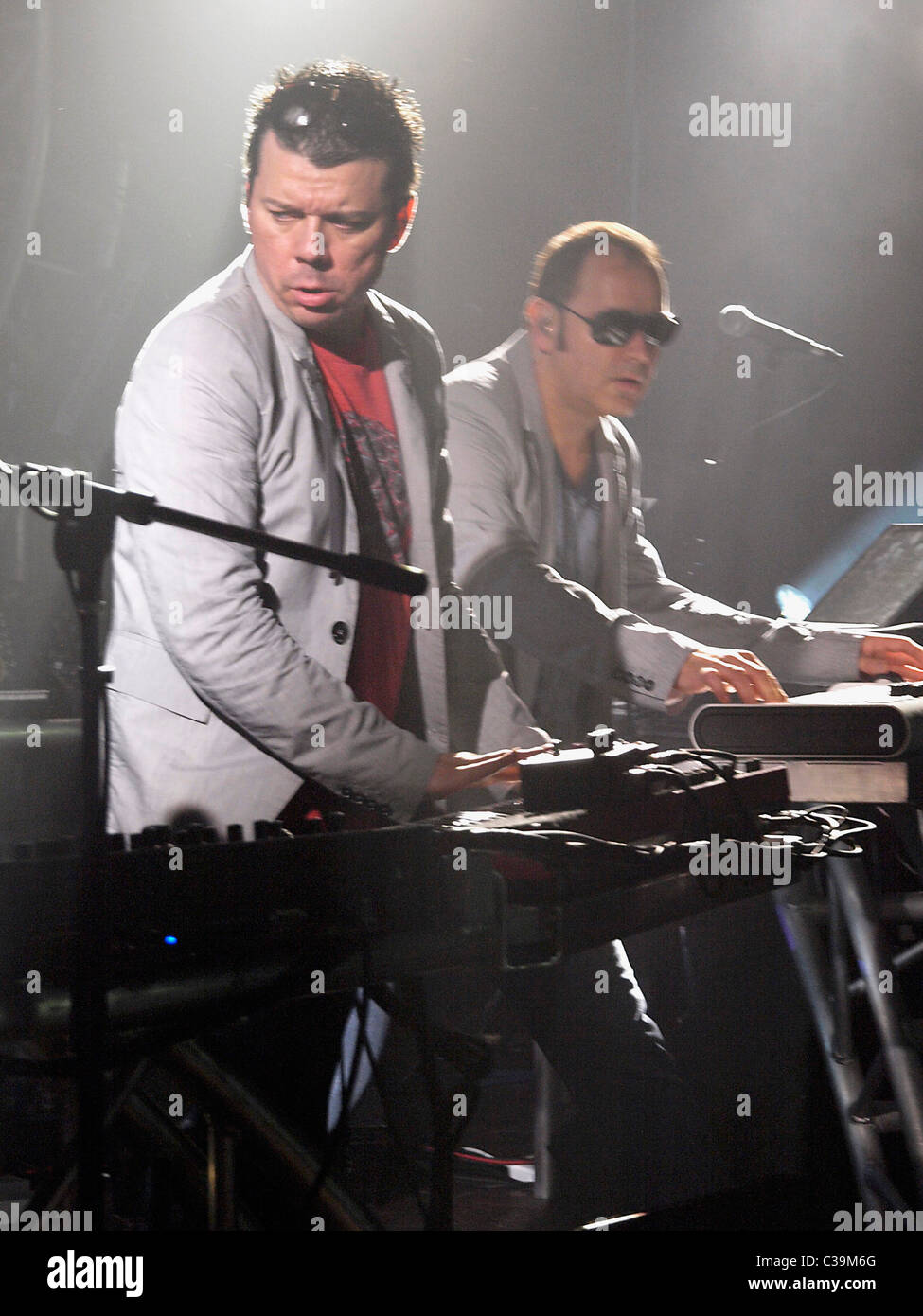 Scott Kirkland and Ken Jordan The Crystal Method performs at Webster ...