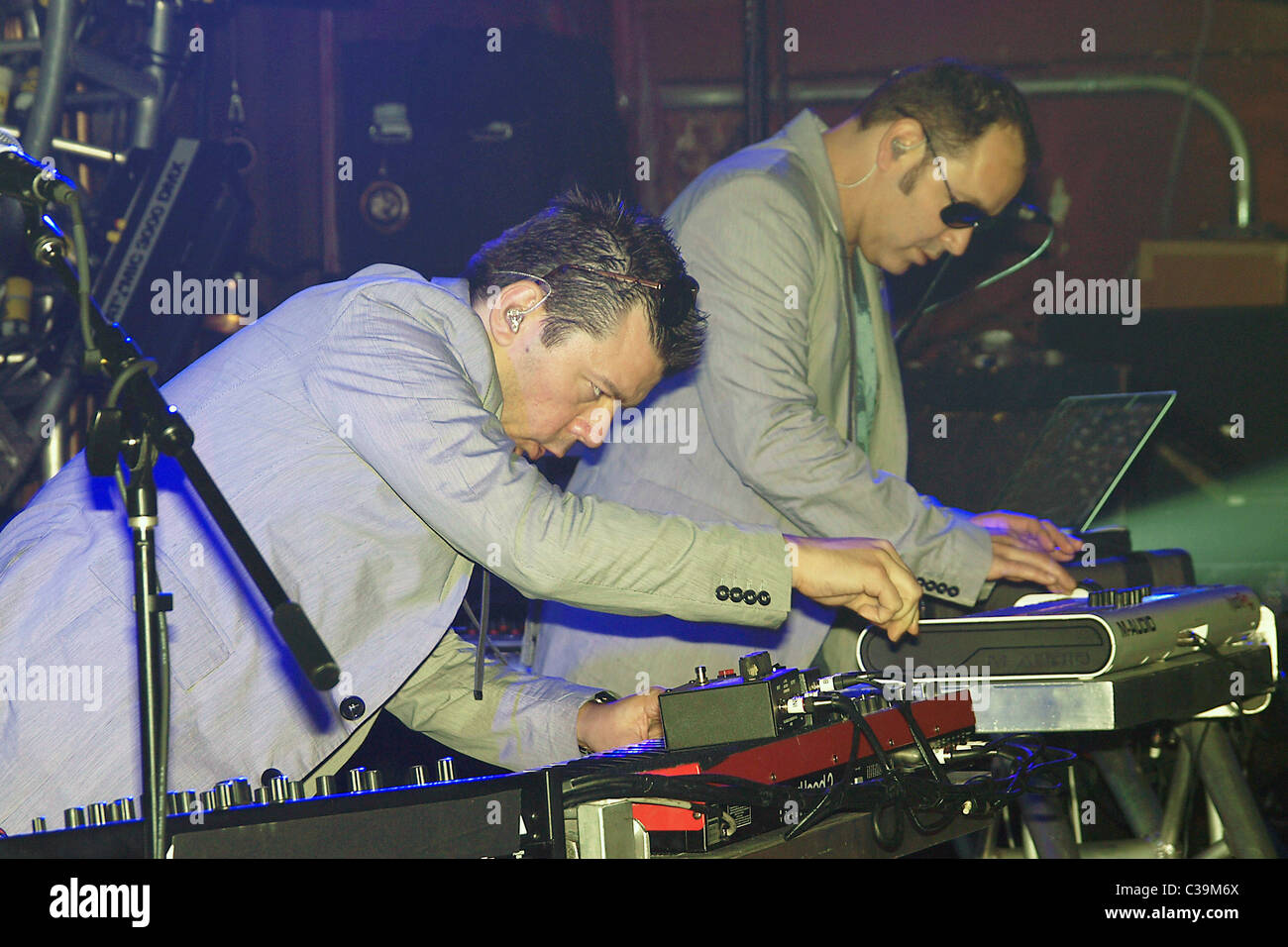 Scott Kirkland and Ken Jordan The Crystal Method performs at Webster ...