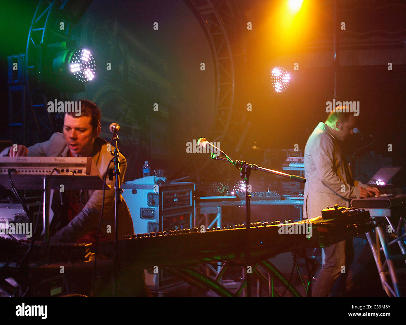Scott Kirkland and Ken Jordan The Crystal Method performs at Webster ...