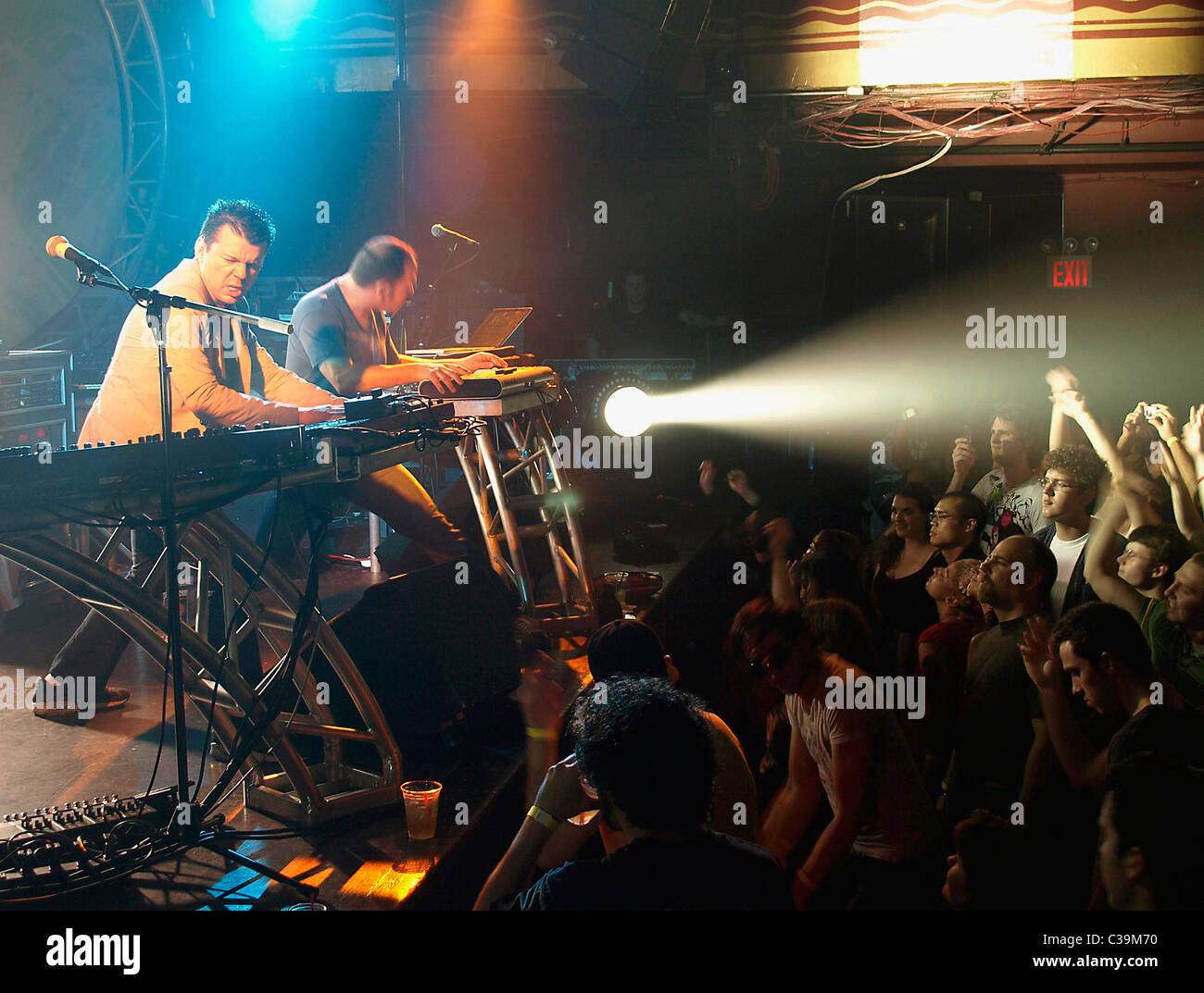 Scott Kirkland and Ken Jordan The Crystal Method performs at Webster ...